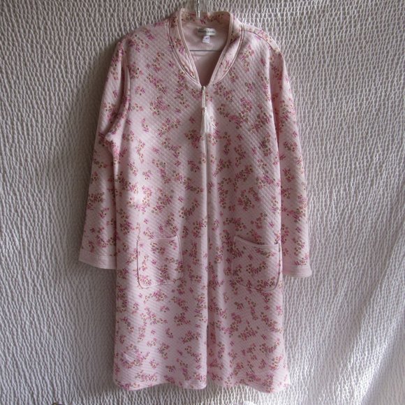 Miss Elaine | Intimates & Sleepwear | Miss Elaine Full Zip Robe L House ...